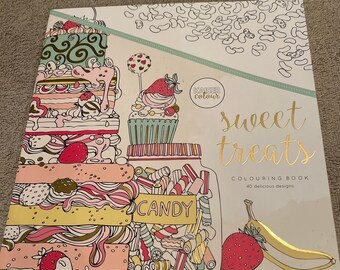 Sweet Treats Coloring Book - Etsy