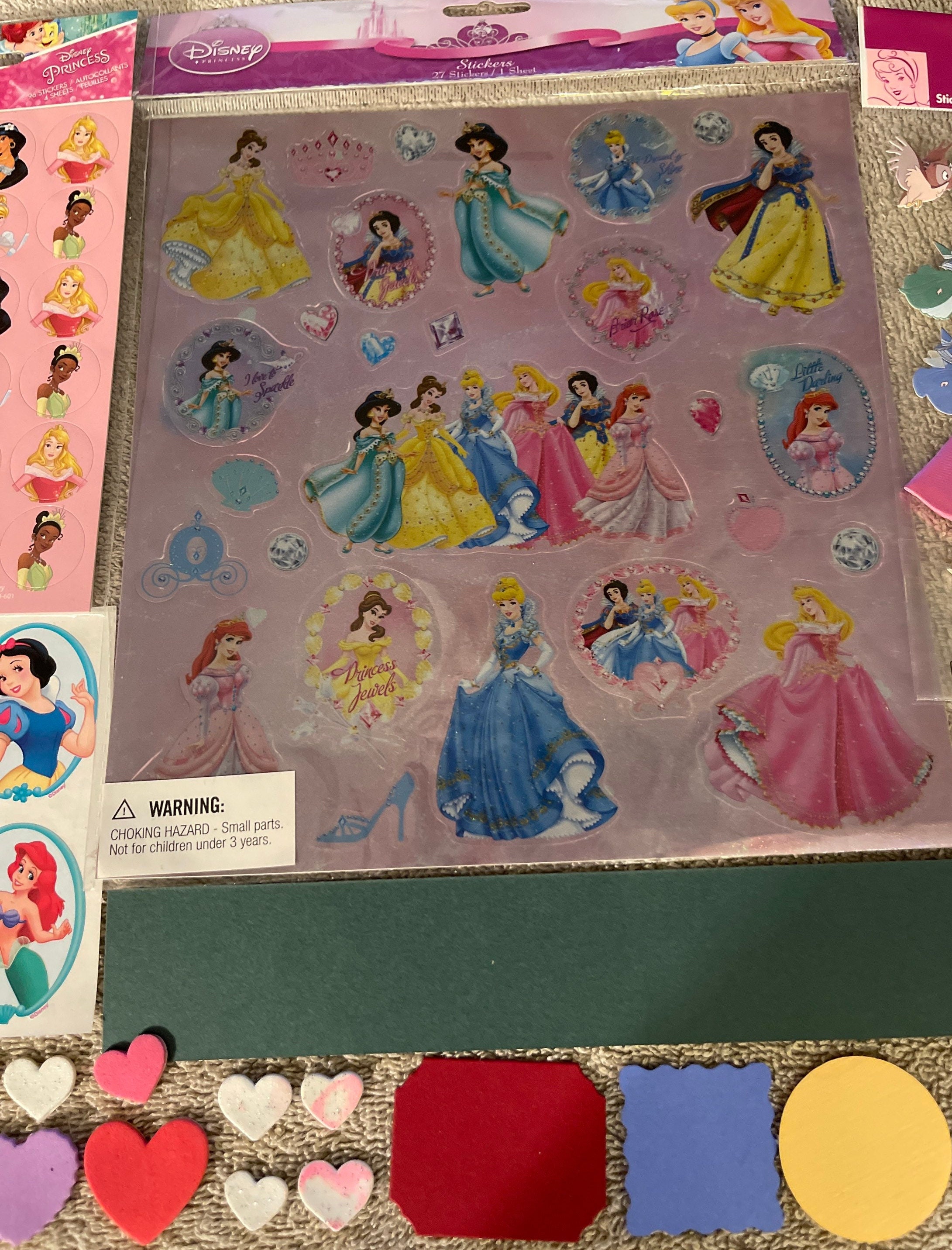 Disney Princesses 10x12 Paper Die Cuts & Stickers 389 Items - Etsy