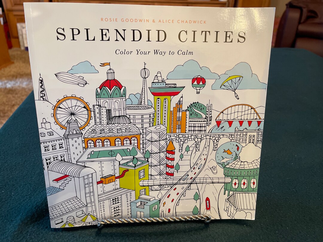 Splendid Cities Coloring Book: Rosie Goodwin & Alice Chadwick - GB2 - Etsy