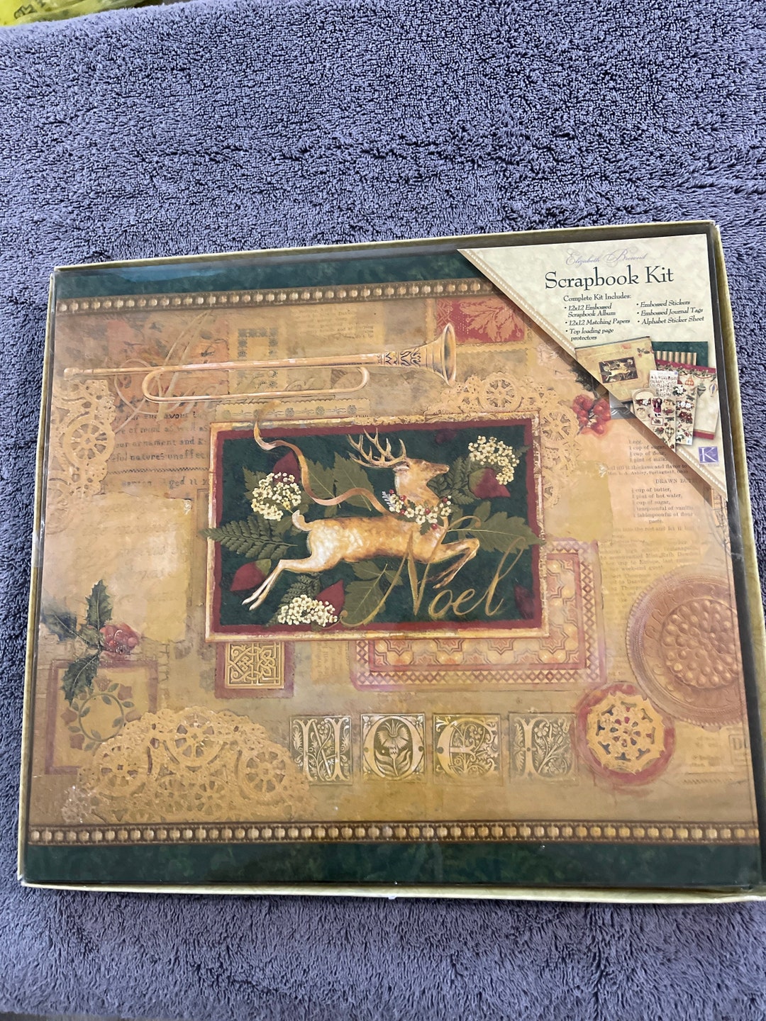 Elizabeth Brownd Holiday Traditions Scrapbook Kit - 12" X 12” Album ...