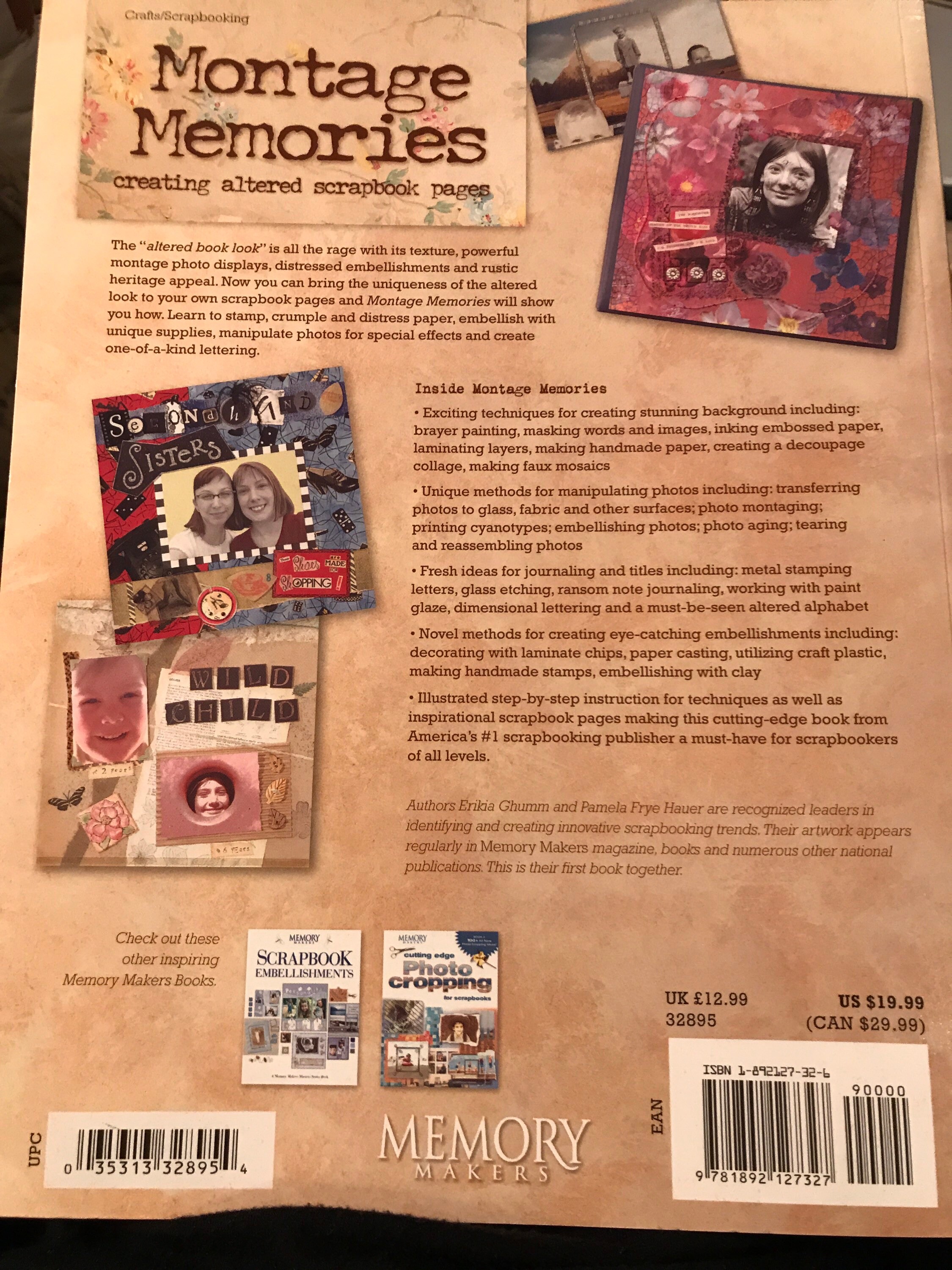 Book Montage Memories by Erikia Ghumm & Pamela Frye Hauer | Etsy