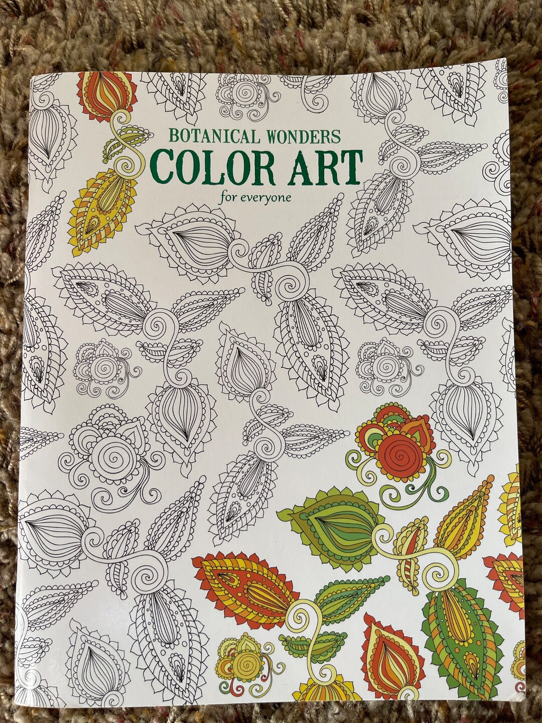 Botanical Wonders Color Art Coloring Book: 23 Floral Designs - F2 - Etsy