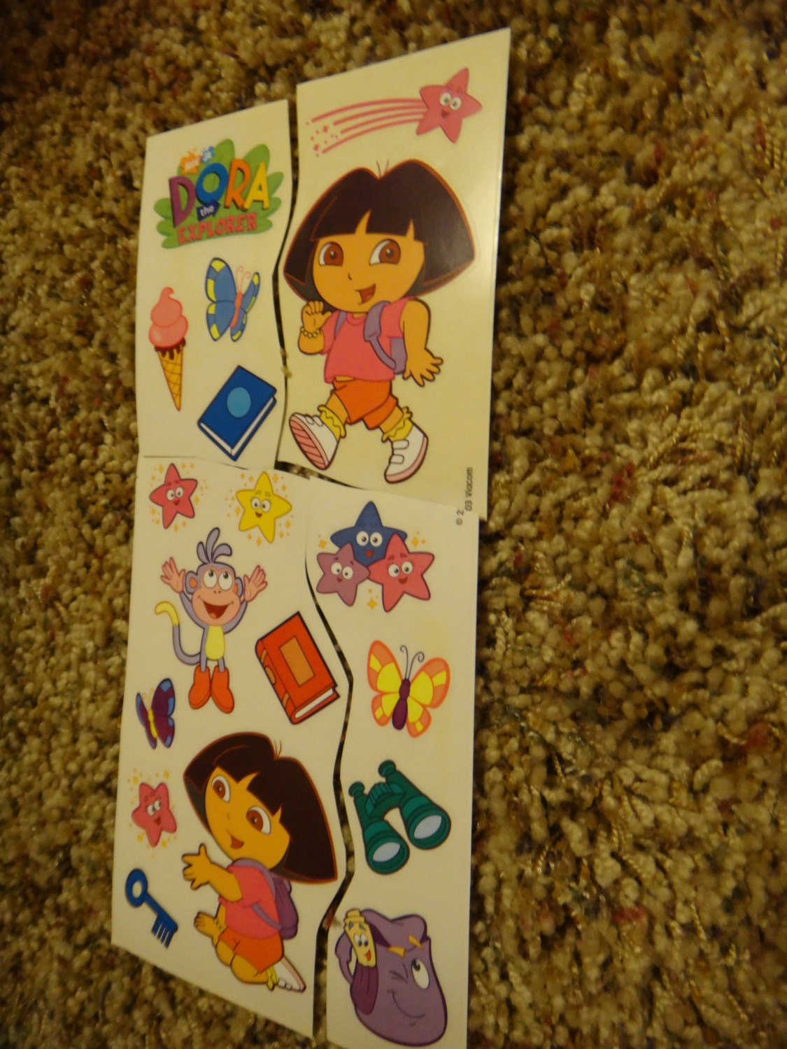 Sandylion Dora the Explorer 90 Stickers Including Christmas - Etsy