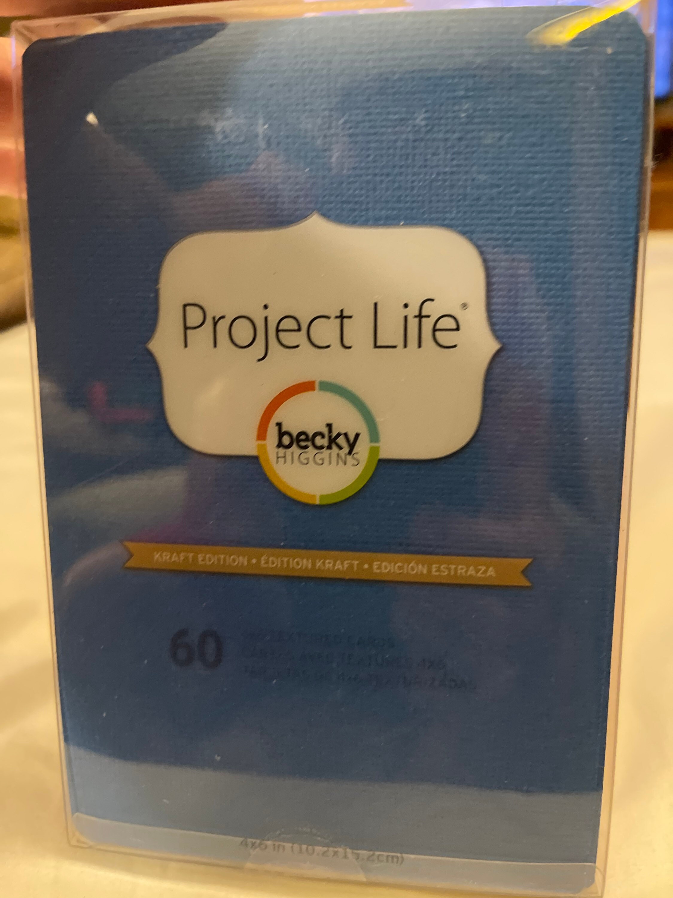 Project Life Becky Higgins Kraft Edition 60 4x6 Textured - Etsy