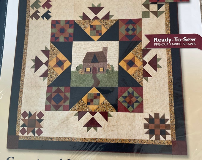 Quilt Block - Countryside Cottage - Ready-to-sew Pre-cut Fabric Shapes ...