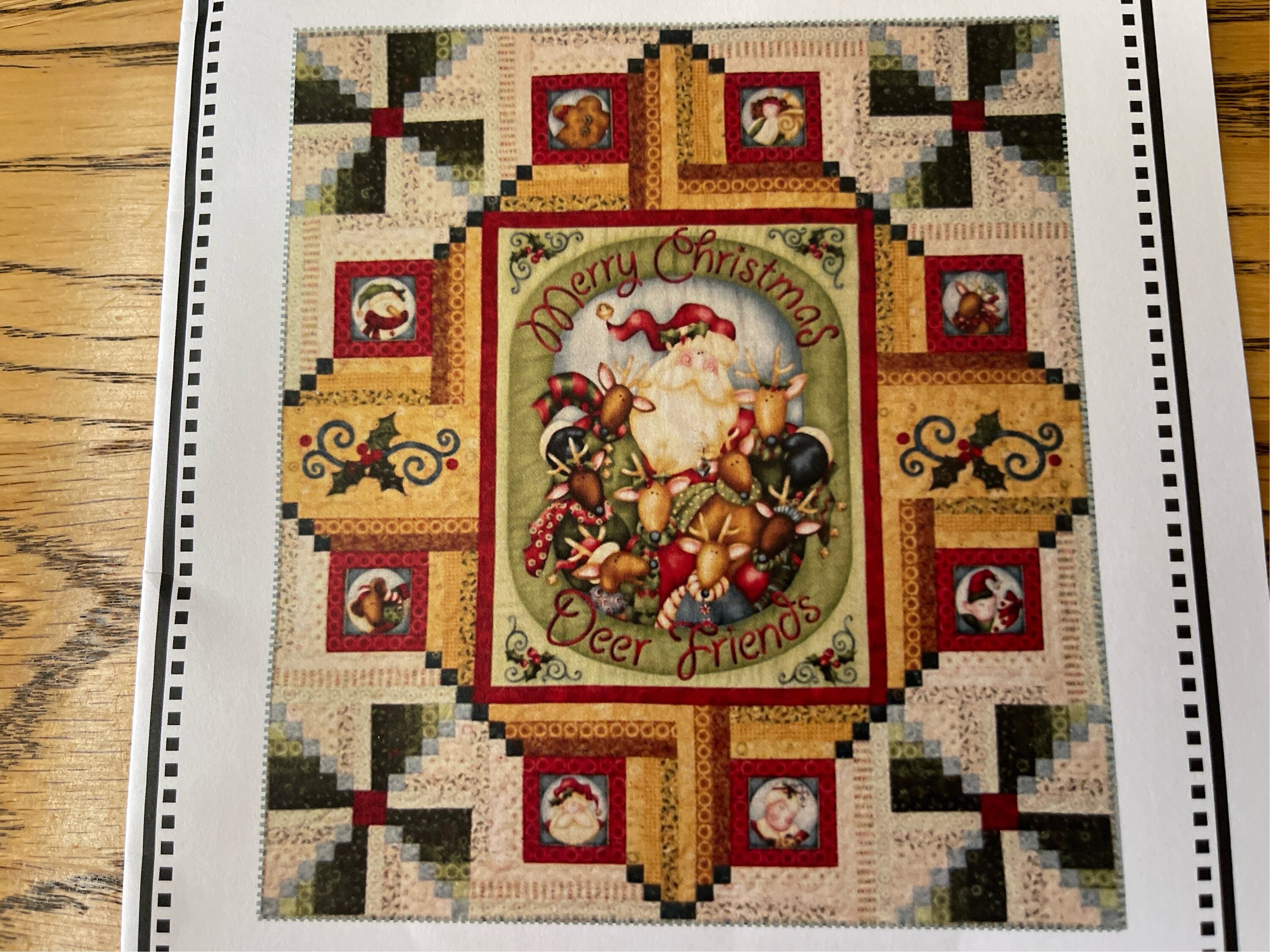 Wall Quilt Pattern Sew Deer Whirligig Designs Chris Hoover 2011 ...