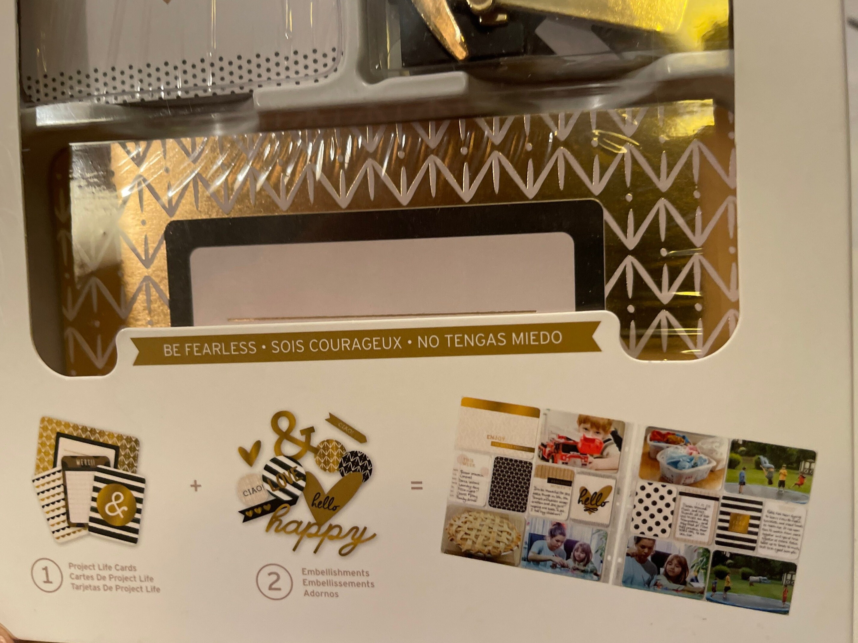 Project Life Becky Higgins Be Fearless Gold Foil 81 - Etsy