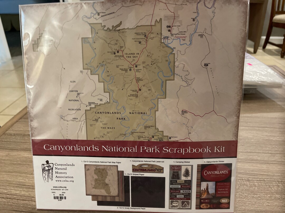 Canyonlands National Park Scrapbook Kit: 37-piece Paper & Stickers - F1 ...