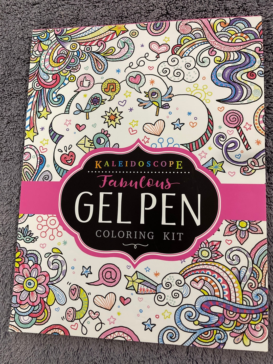 COLOR BOOK - Kaleidoscope Fabulous Gel Pen Color Book - 20 Pages - A ...