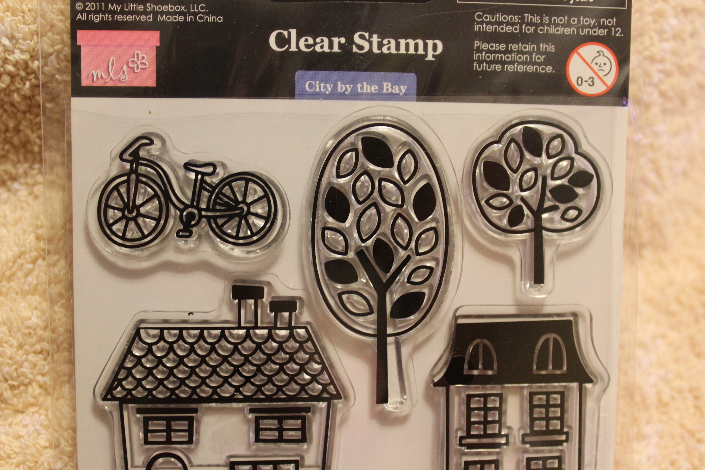 STAMPS My Little Shoebox City by the Bay 6 Clear Stamps 5 | Etsy