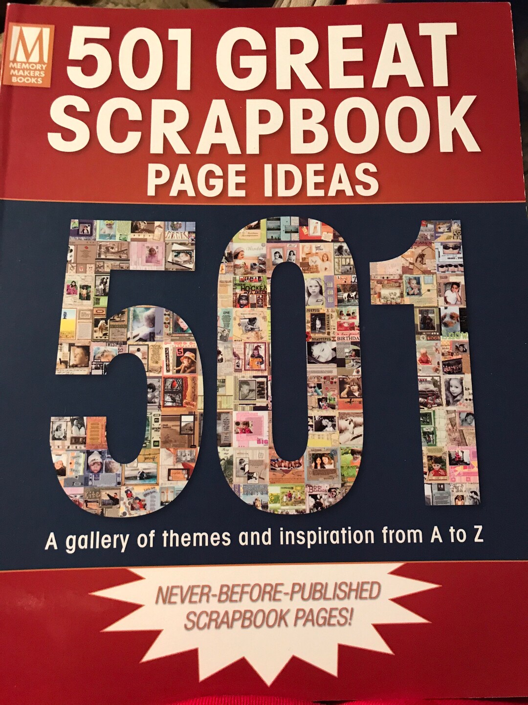 LIBRO Memory Makers Books 501 Great Scrapbook Page Ideas Una galería de ...