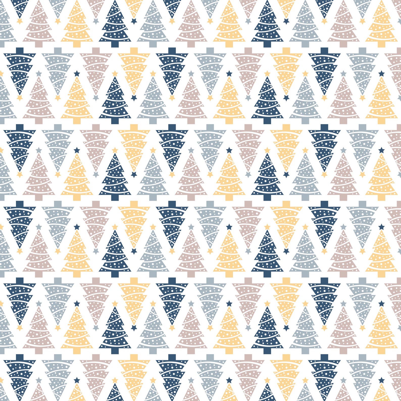 Christmas Digital Paper: "blue CHRISTMAS Papers" With Deers Snowflakes ...