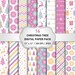 Christmas Digital Paper Commercial Use, Christmas Printable Paper ...