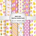 Baby Digital Paper: "baby Girl Digital Paper" Pink Baby Digital Paper ...