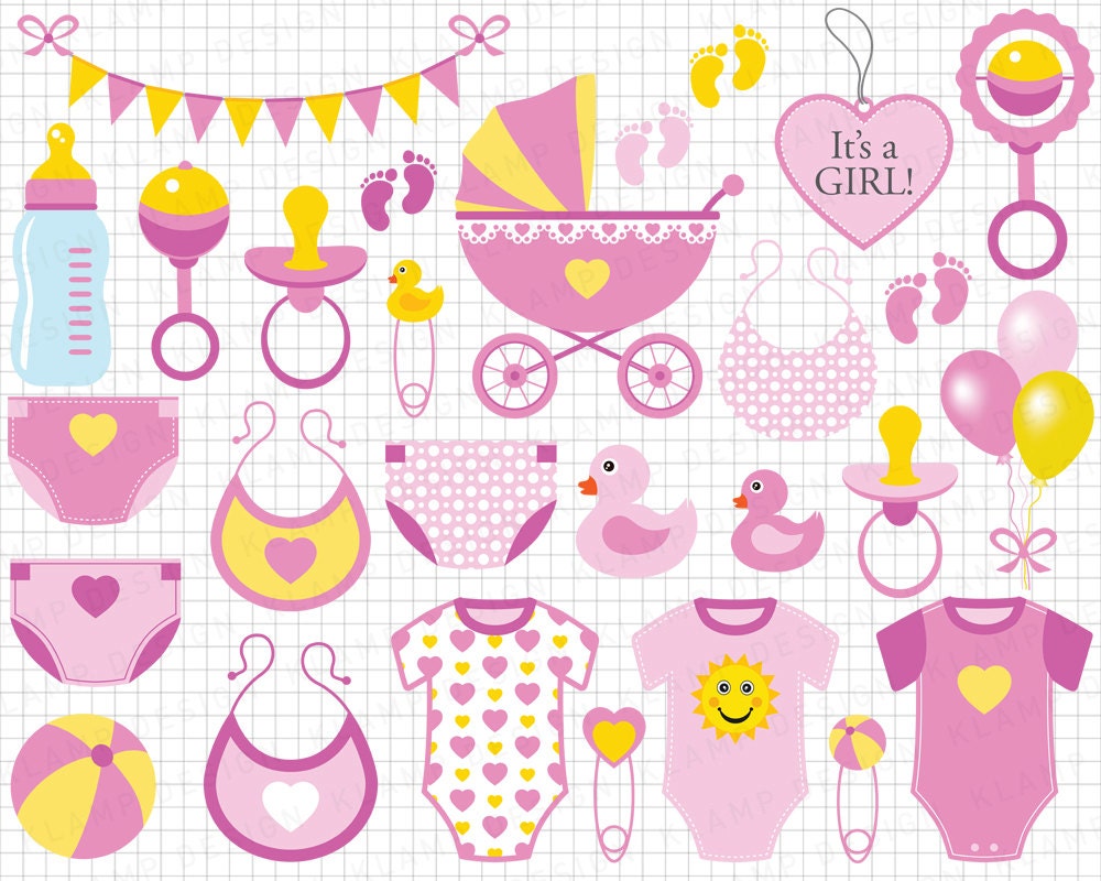 Baby Girl Things Clip Art