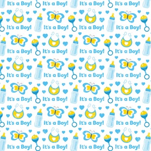 Baby Digital Paper: "baby Boy Digital Paper" Blue Baby Digital Paper ...
