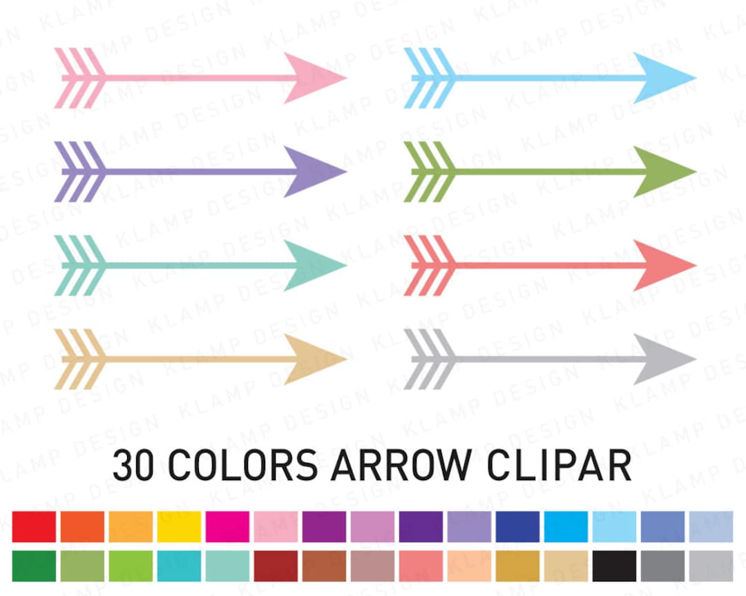 Arrow Clipart, Digital Arrow Clipart, Printable Arrow, Digital Arrows ...