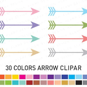 Arrow Clipart, Digital Arrow Clipart, Printable Arrow, Digital Arrows ...