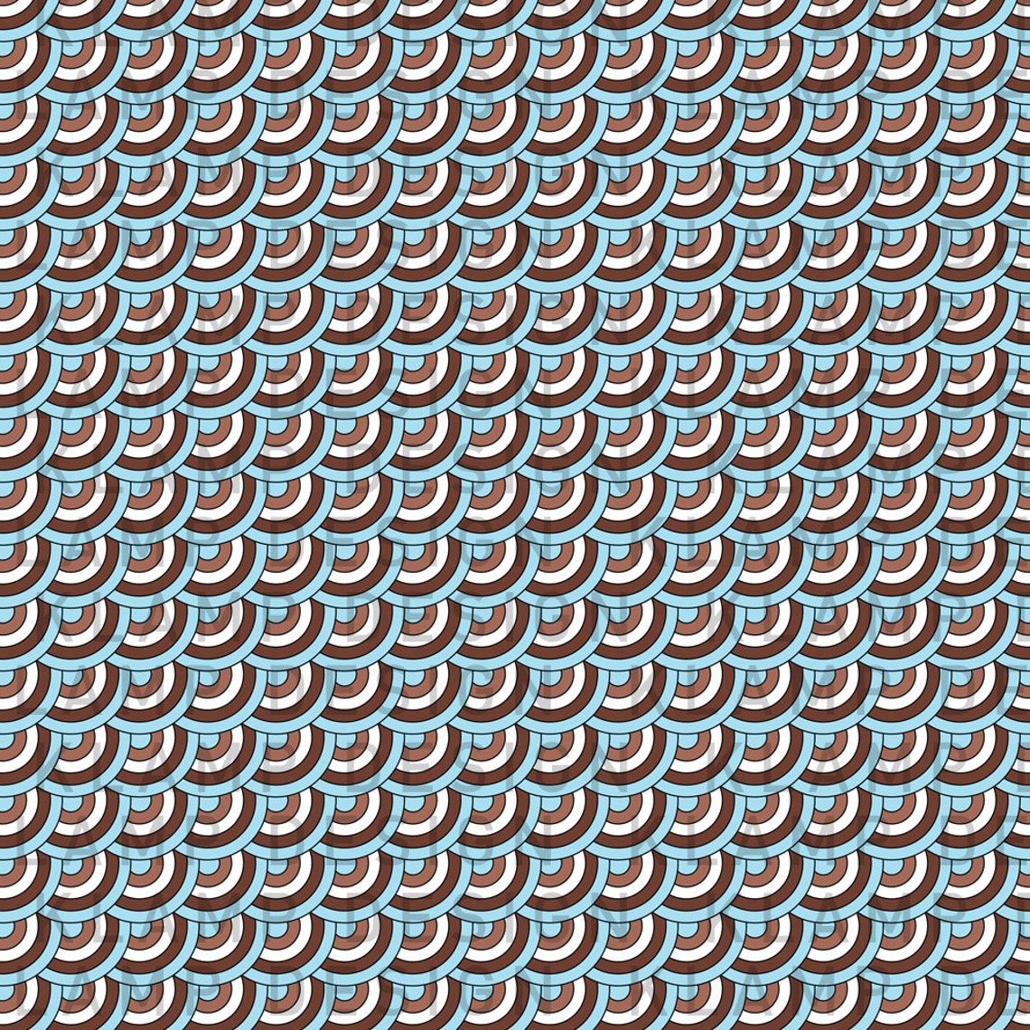 Light Blue and Brown Digital Paper, Scrapbook Digital Paper, Geometric ...