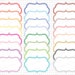 Frames Clipart, Scalloped Frames, Round Labels, Scalloped Labels, Tags ...