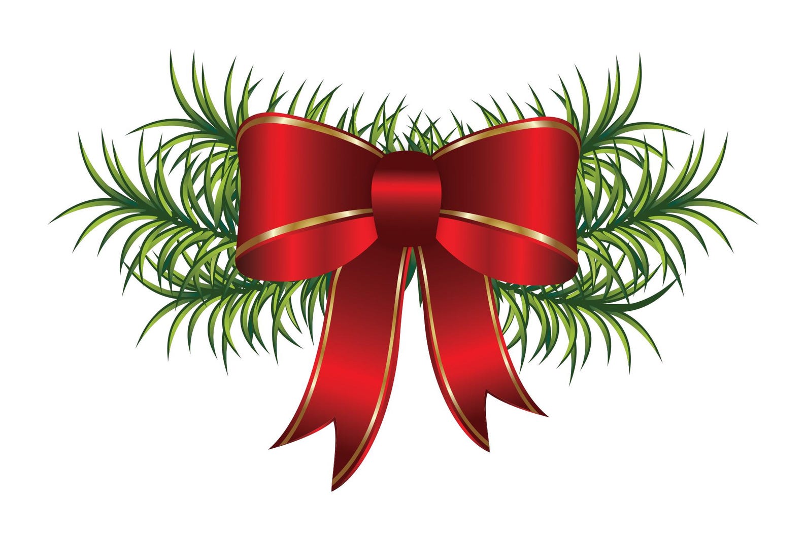 Christmas Clipart, Red and Gold Christmas Clip Art, Christmas Digital ...