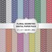 Digital Paper Pack, Digital Paper, Instant Download, Floral Geometric ...