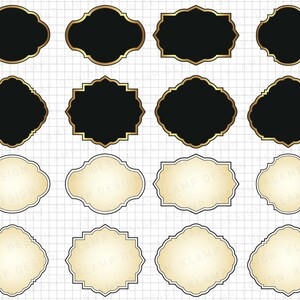 Printable Frames: "frames Clipart" Digital Labels Clipart, Clip Art ...