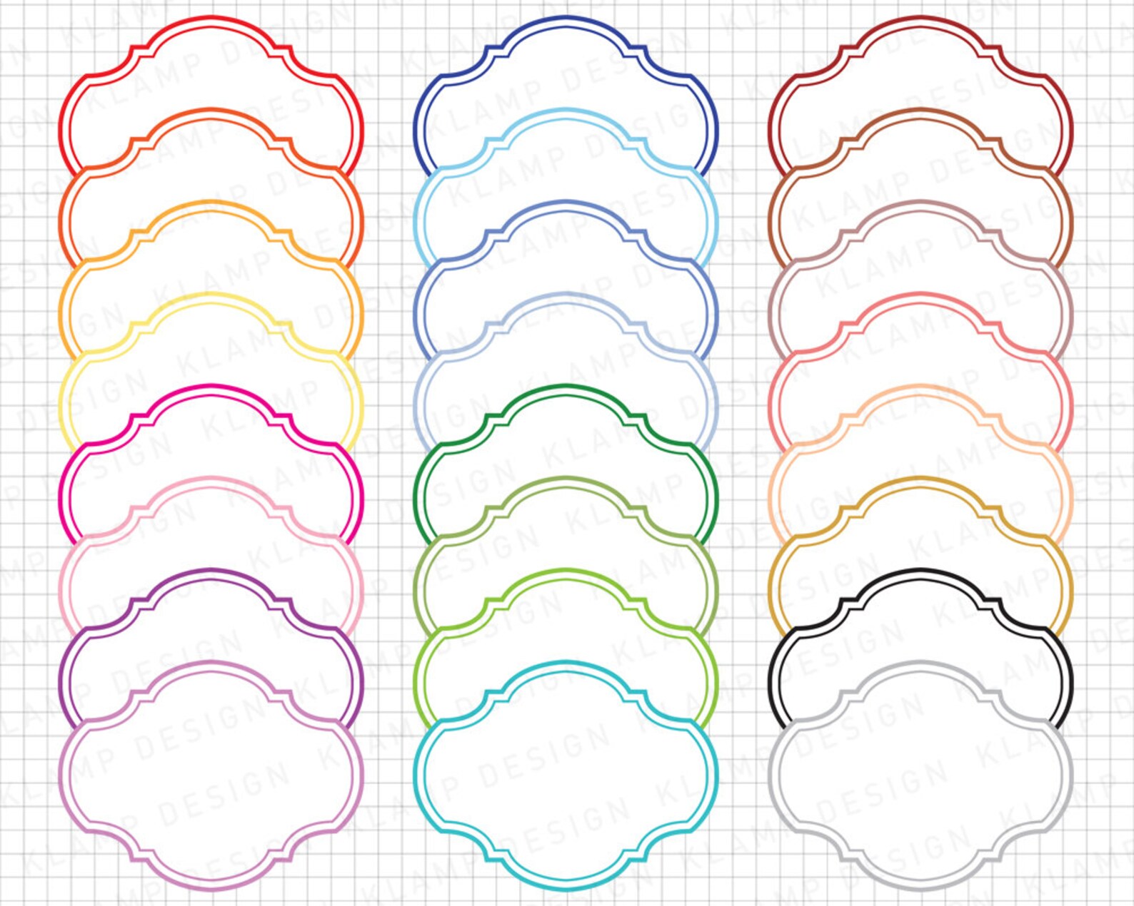 Digital Frame Clipart: "frame Clipart" for Scrapbooking, Clipart Frames ...