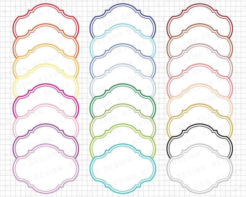 Digital Frame Clipart: "frame Clipart" for Scrapbooking, Clipart Frames ...