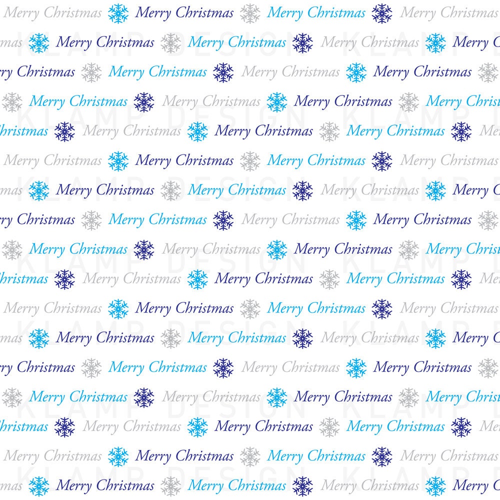 Christmas Digital Paper: blue Christmas Digital Paper, Christmas ...