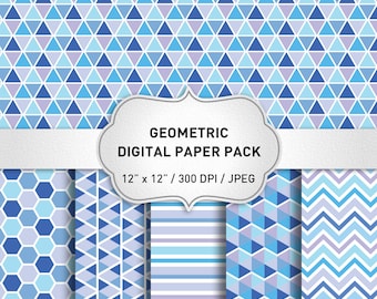 Digital Paper Geometric Paper Printable Paper Quatrefoil - Etsy