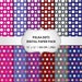 Polka Dot Digital Paper, Digital Paper Pack, Polkadot Digital, Polka ...