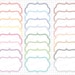 Frames Clipart, Scalloped Frames, Round Labels, Scalloped Labels, Tags ...