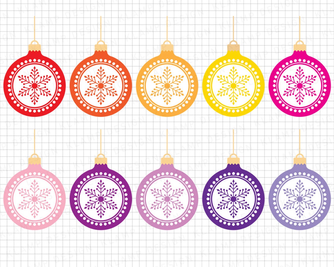 Christmas Clipart, Christmas Ornament Clipart, Christmas Balls Clipart ...