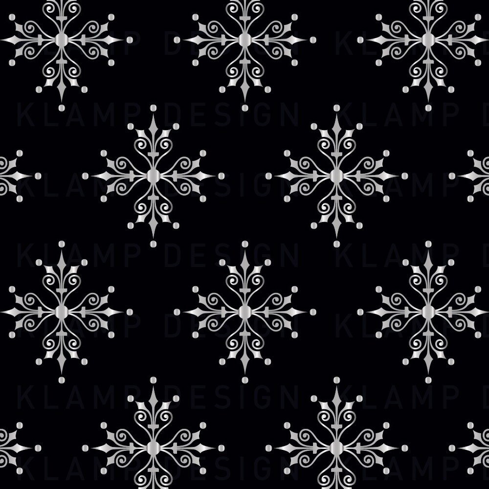 Black and Silver Digital Paper, Elegant Digital Paper Pack, Instant ...