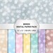 Bokeh Digital Paper, Digital Paper Pack, Bokeh Digital Backgrouns ...