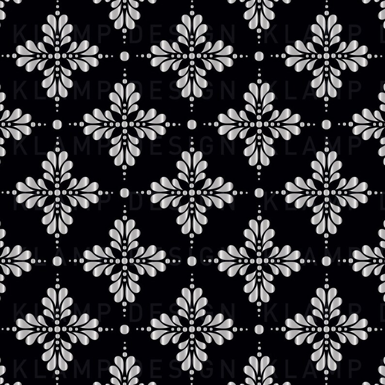 Black and Silver Digital Paper, Elegant Digital Paper Pack, Instant ...