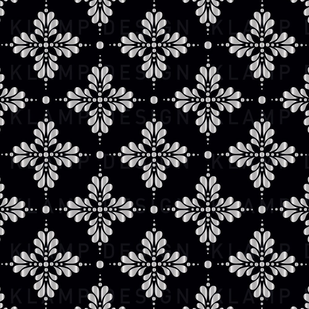 Black and Silver Digital Paper, Elegant Digital Paper Pack, Instant ...