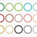 Digital Frame Clipart: "circle Frame Clipart" Scalloped Frames Clipart ...