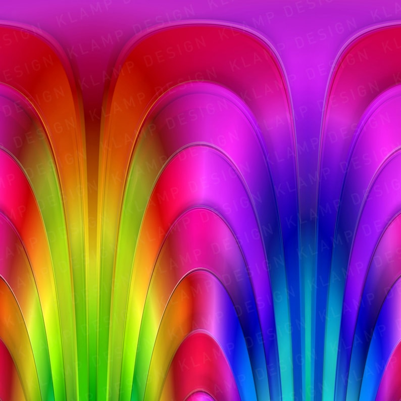 Rainbow Digital Paper Rainbow Paper Abstract Paper - Etsy Denmark