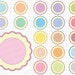Frames Clipart Scalloped Frames Round Labels Scalloped - Etsy