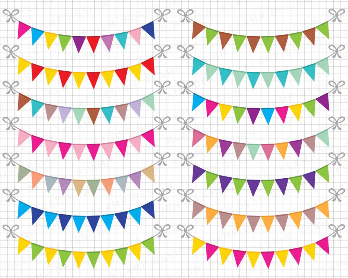 Bunting Banners Clipart Bunting Clipart Party Bunting, Banner Clipart ...