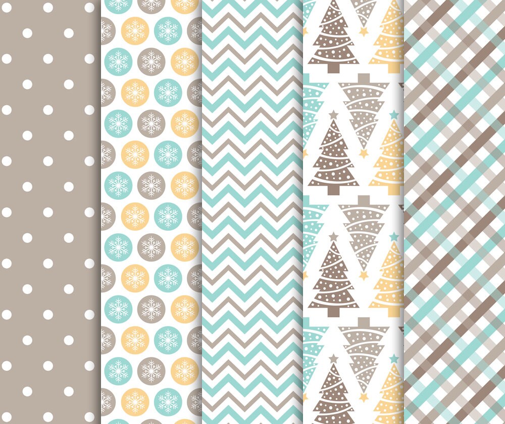 Christmas Digital Paper Commercial Use: "christmas Papers" With ...
