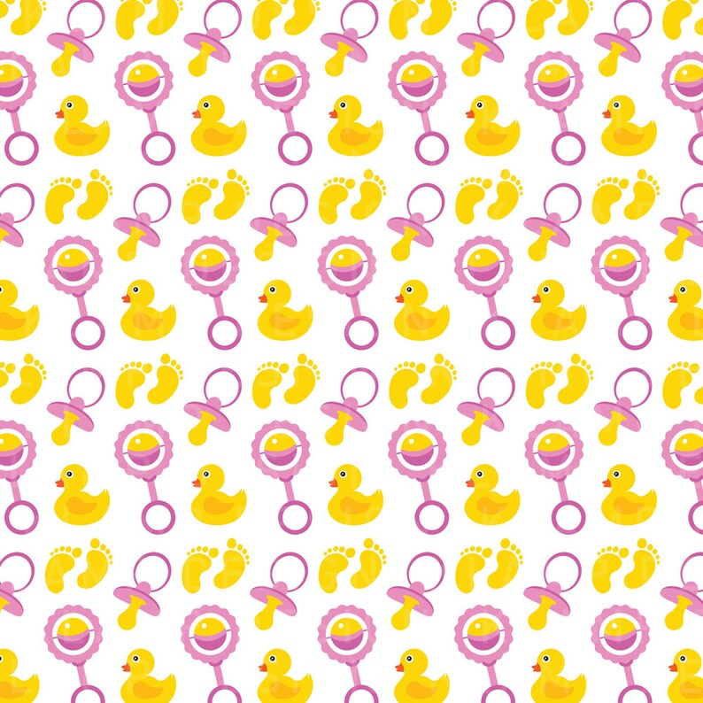 Baby Digital Paper: "baby Girl Digital Paper" Pink Baby Digital Paper ...