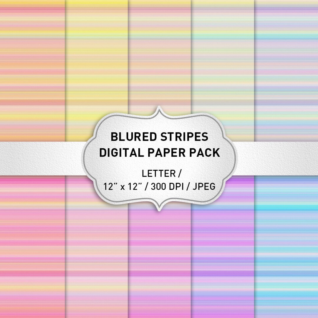 Abstract Digital Paper, Striped Digital Paper, Pastel Digital Paper ...