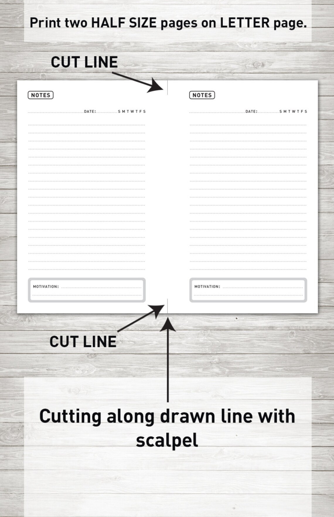 Printable Notes: notes Printable Printable Notepaper, Notes Page, Blank ...