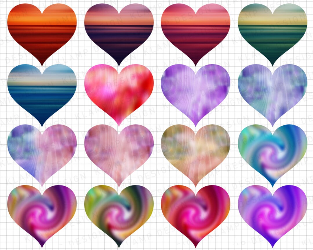 Valentine's Day Hearts Clipart, Love Clipart, Heart Clipart, Valentine ...