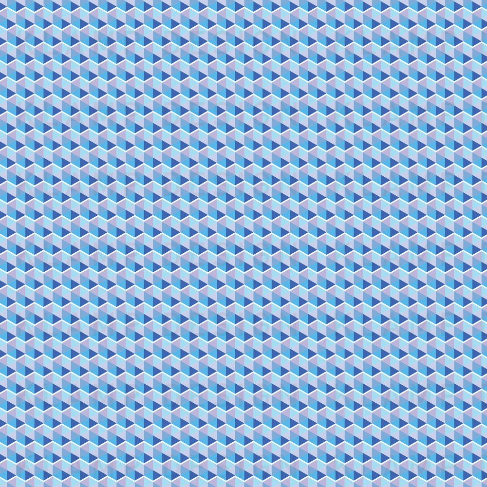 Blue Digital Paper, Blue Triangle Digital Paper, Geometric Digital ...