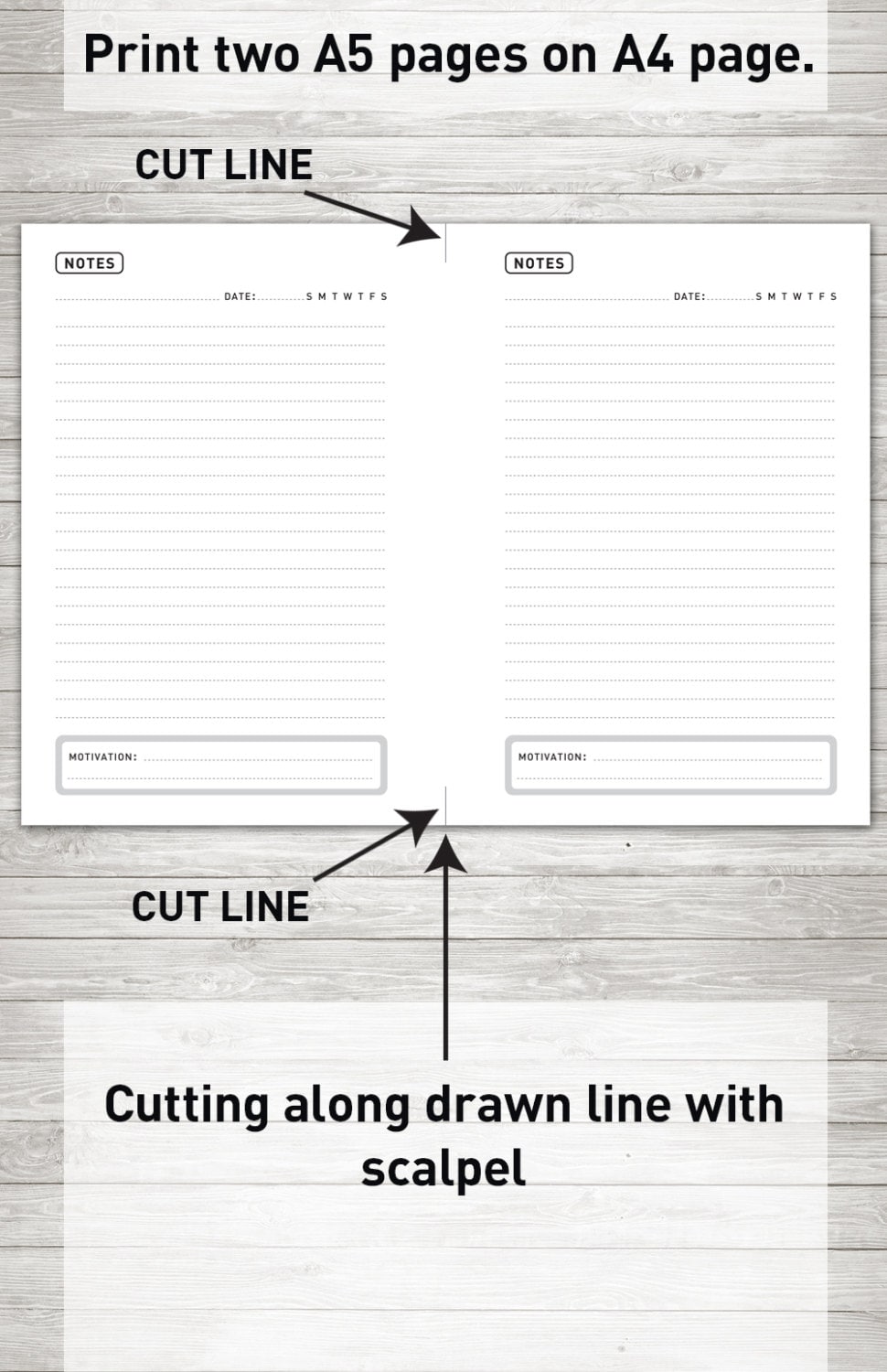Printable Notes: notes Printable Printable Notepaper, Notes Page, Blank ...