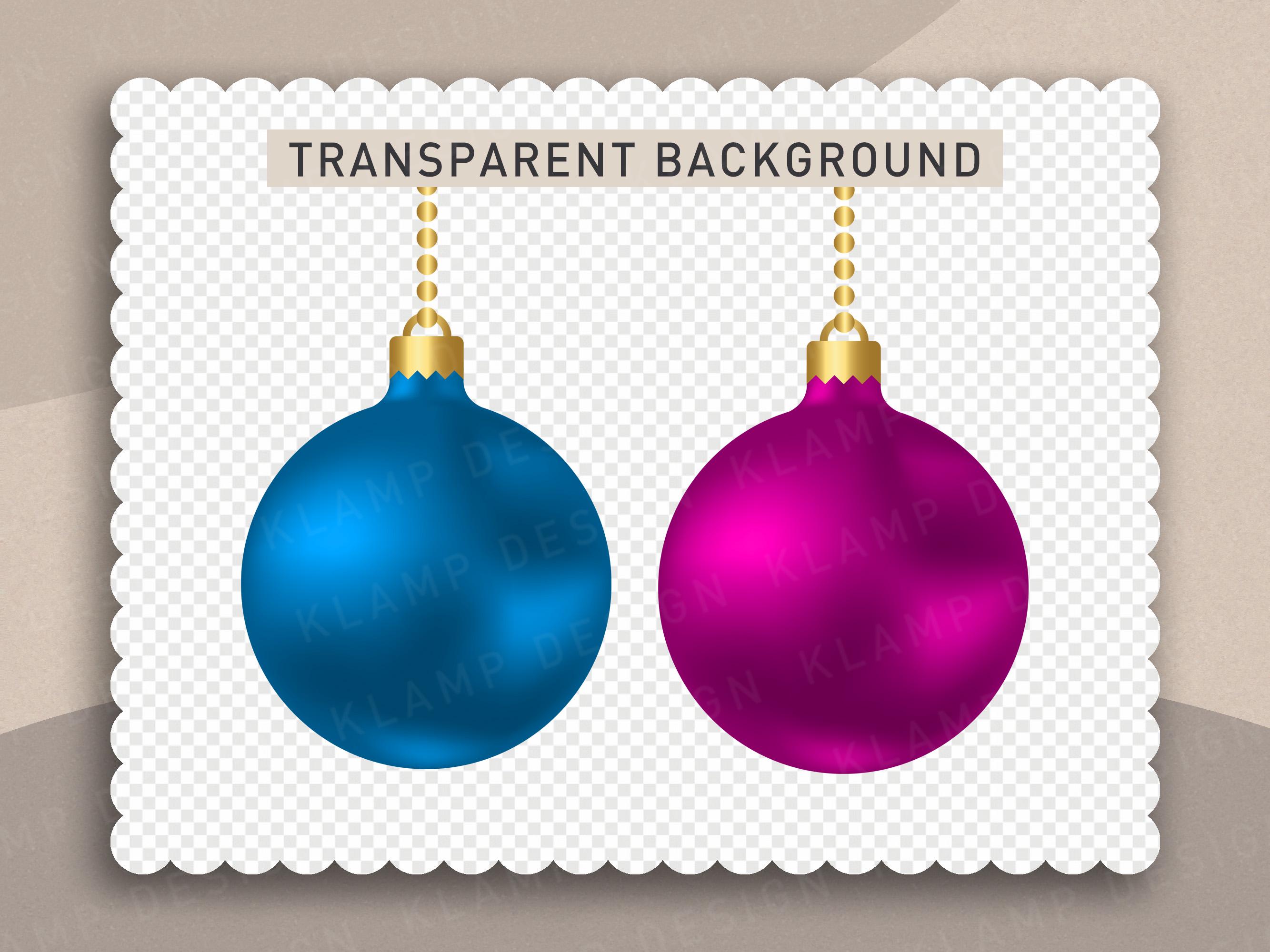 Christmas Balls Clipart, Christmas Clipart Commercial Use, Holiday ...